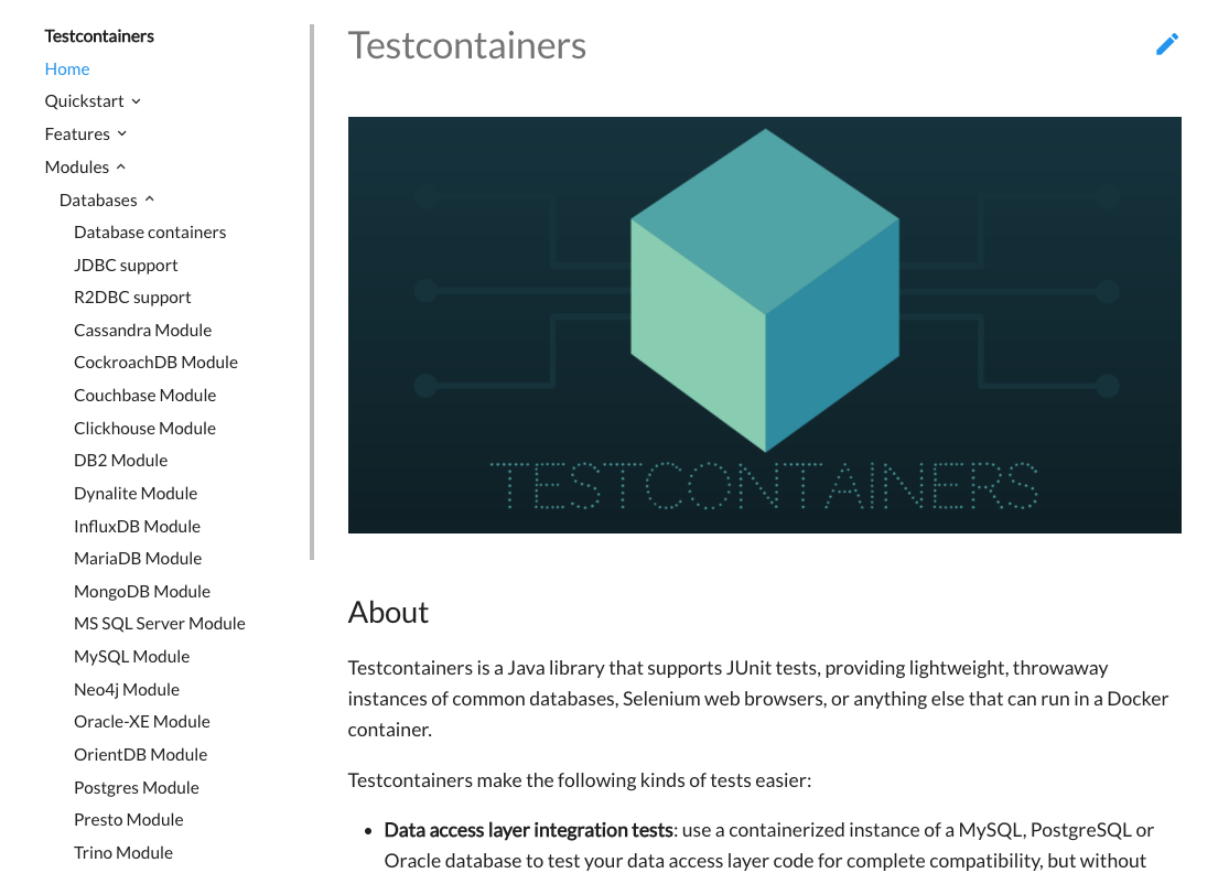 Spring testcontainer를 이용한 독립 테스트환경 구축
