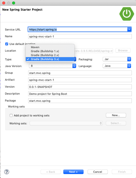 Spring build tools (Maven, Gradle)